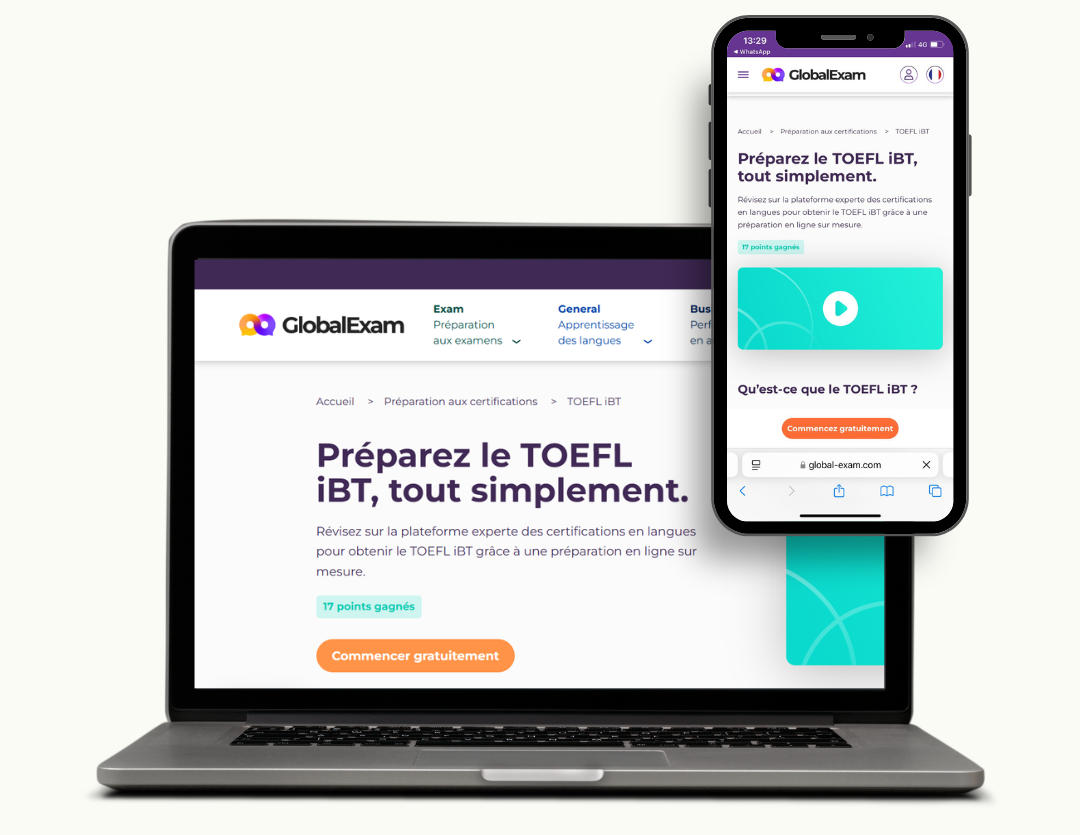 TOP 3 : Global Exam - TOEFL - Meilleure-prepa.org